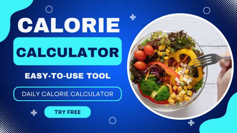 Calorie Calculator – Free Daily Calorie & Macro Tool